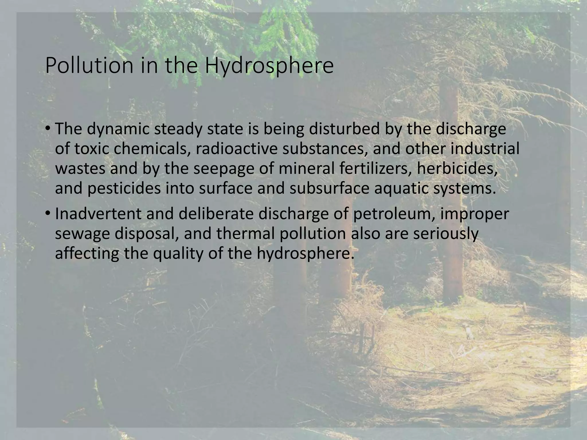 Biosphere and hydrosphere | PPTX