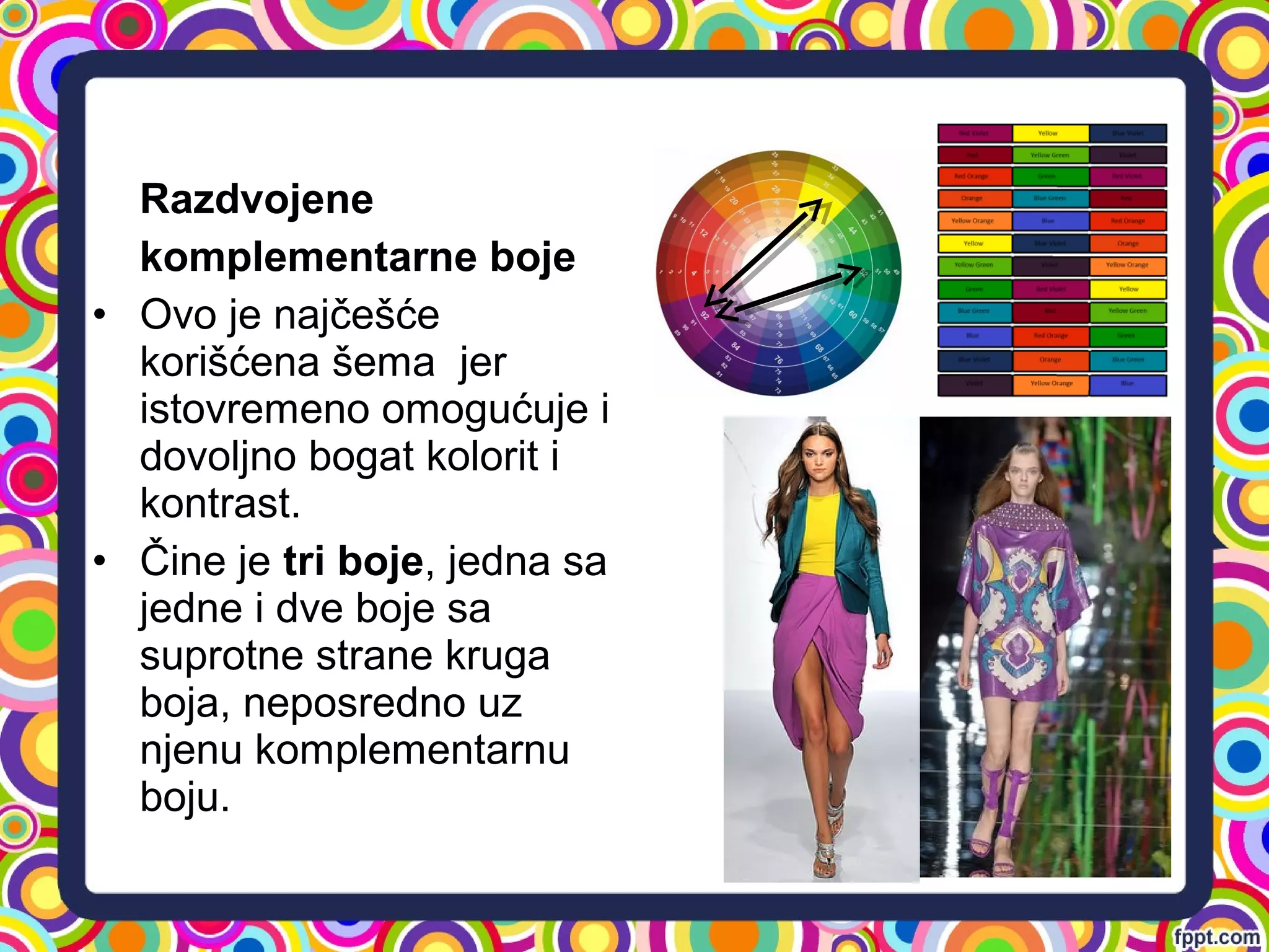 Boja i modni dizajn | PPT