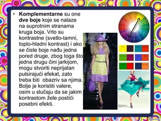 Boja i modni dizajn | PPT