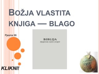 Božja vlastita knjiga — blago | PPT