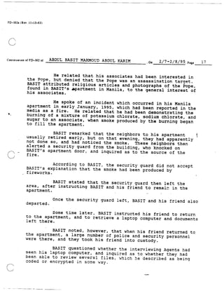 Operation Bojinka dossier | PDF
