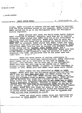 Operation Bojinka dossier | PDF