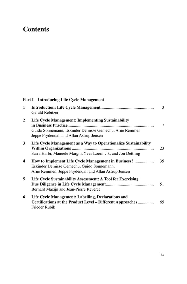 Bok life cycle management | PDF