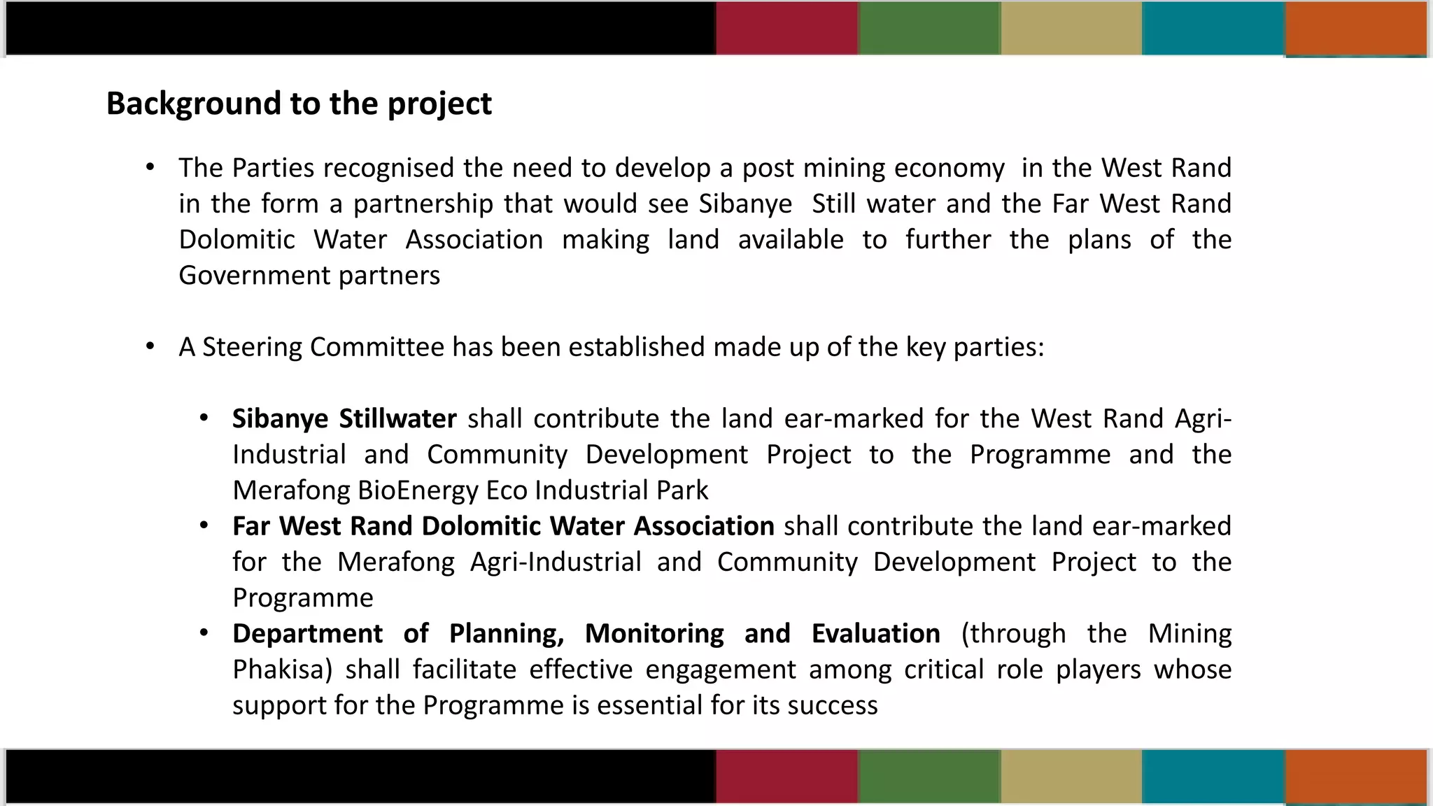 Bokamoso ba rona-agri-briefing-presentation | PDF | Agriculture ...