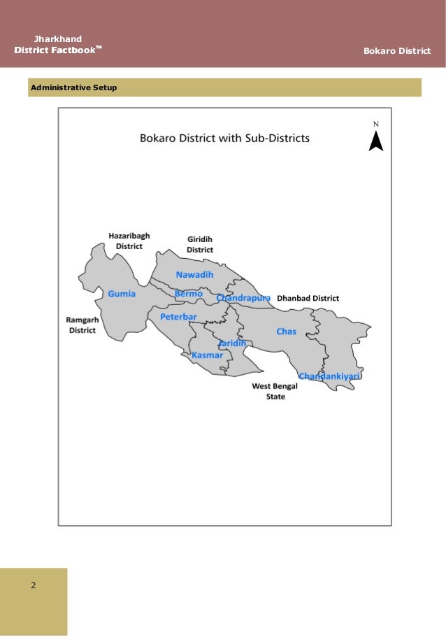 Jharkhand District Factbook- Bokaro District