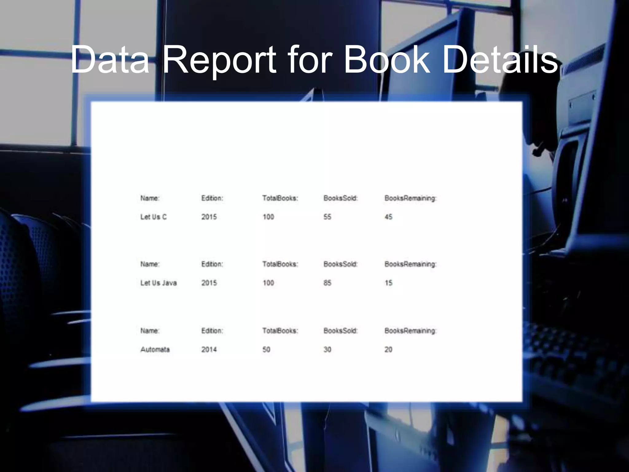 Bookshop Automation System | PPTX