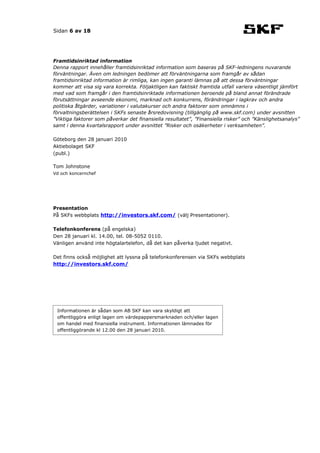 Bokslutskommunike 2009 | PDF