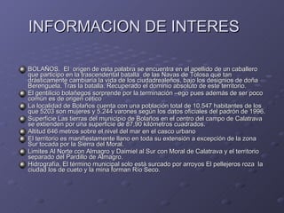 Bolaños De Calatrava | PPT
