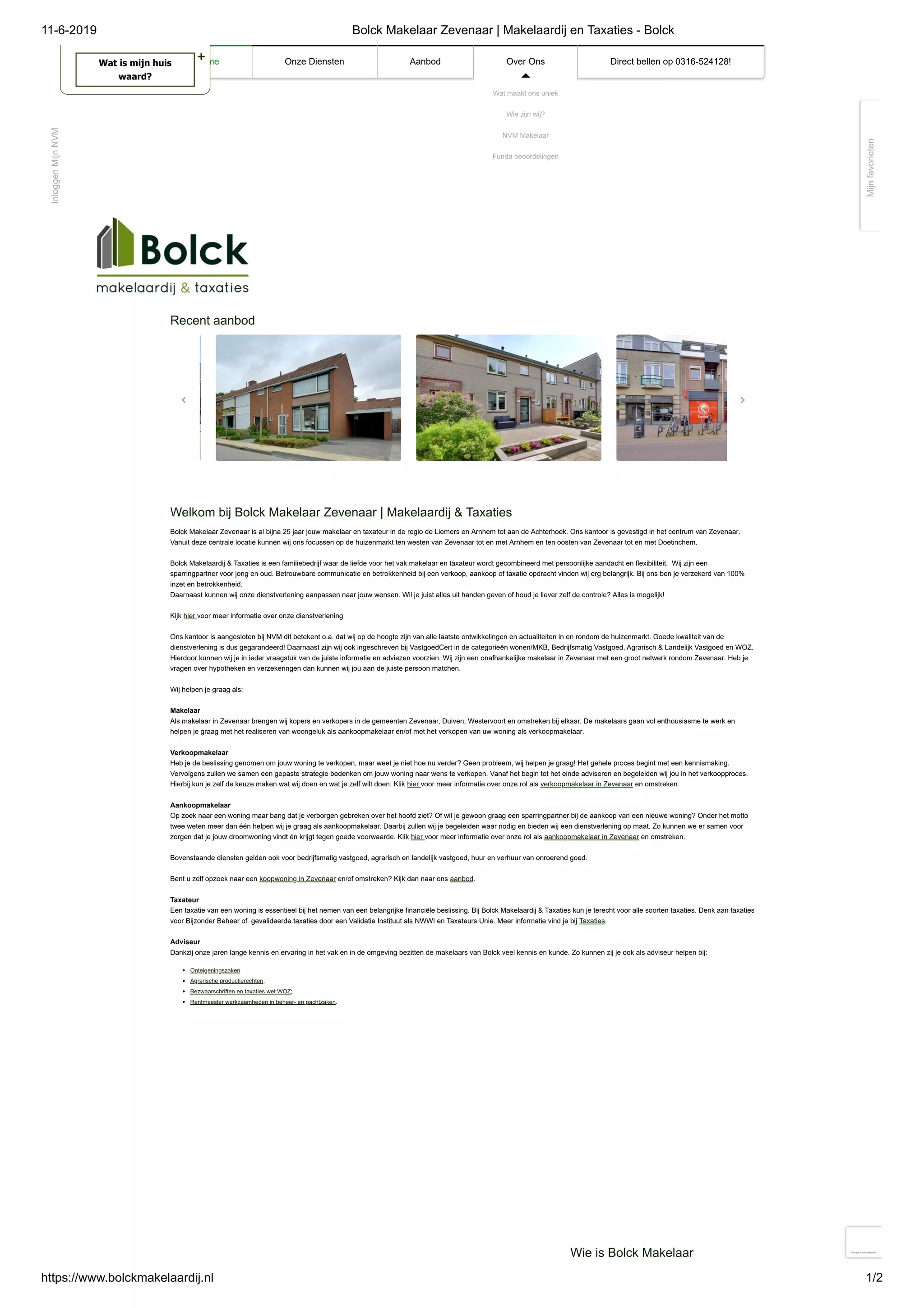 Bolck Makelaar Zevenaar | PDF