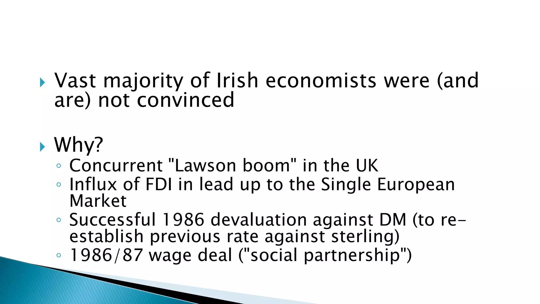 Expansionary Fiscal Contraction? An Irish Perspective | PDF