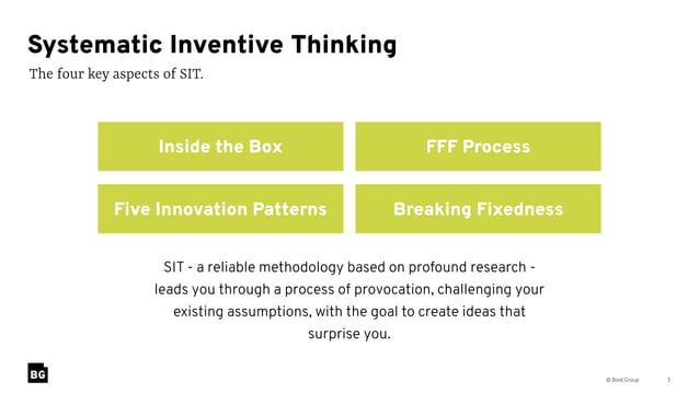 Systematic Inventive Thinking - SIT | PDF