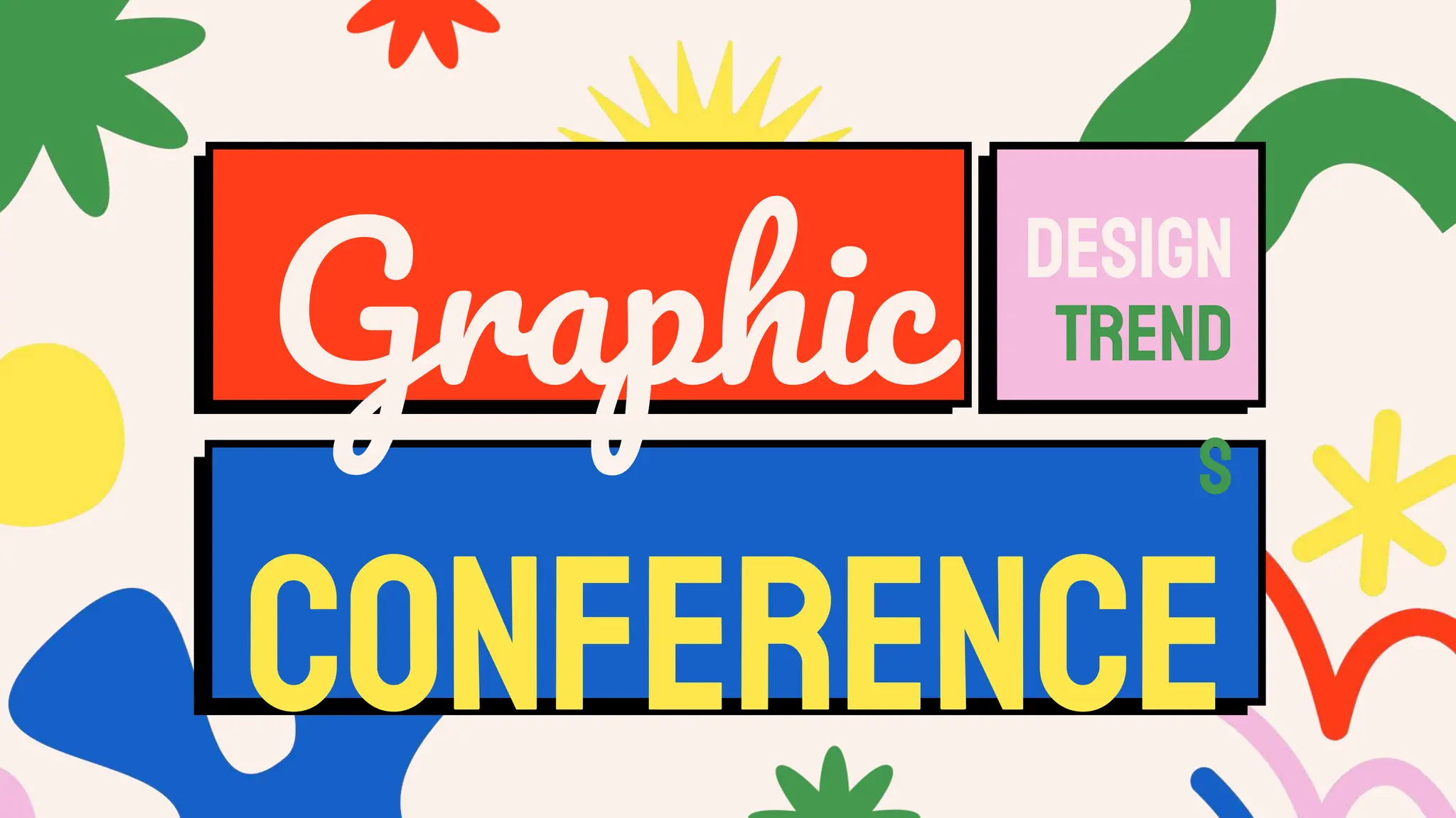 Bold Modern Graphic Design Trends Conference Presentation | PPTX