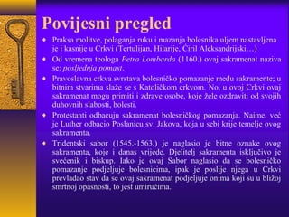 Bolesničko pomazanje | PPT