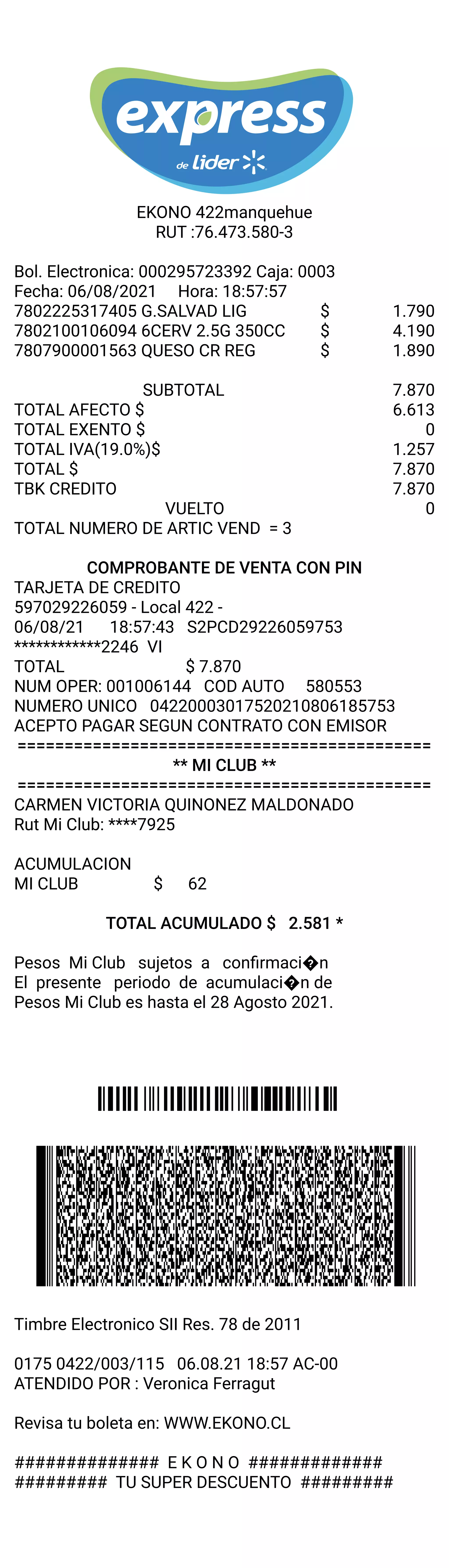 Boleta | PDF