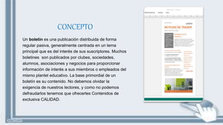 Boletin publisher | PPTX