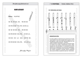 Boletin quena vientos andinos | PDF