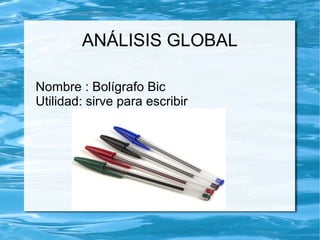 Boli bic presentación | ODP