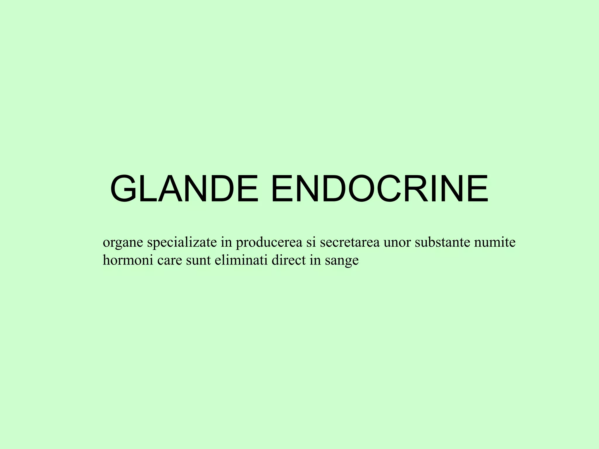 sistemul endocrin | PPT