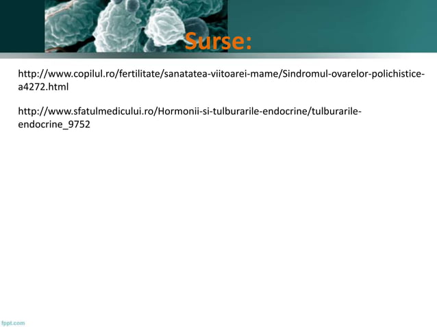 Boli endocrine ale ovarelor | PPT