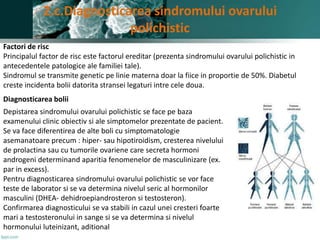 Boli endocrine ale ovarelor | PPT