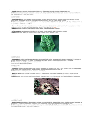 Boli la legume si tratarea lor | PDF