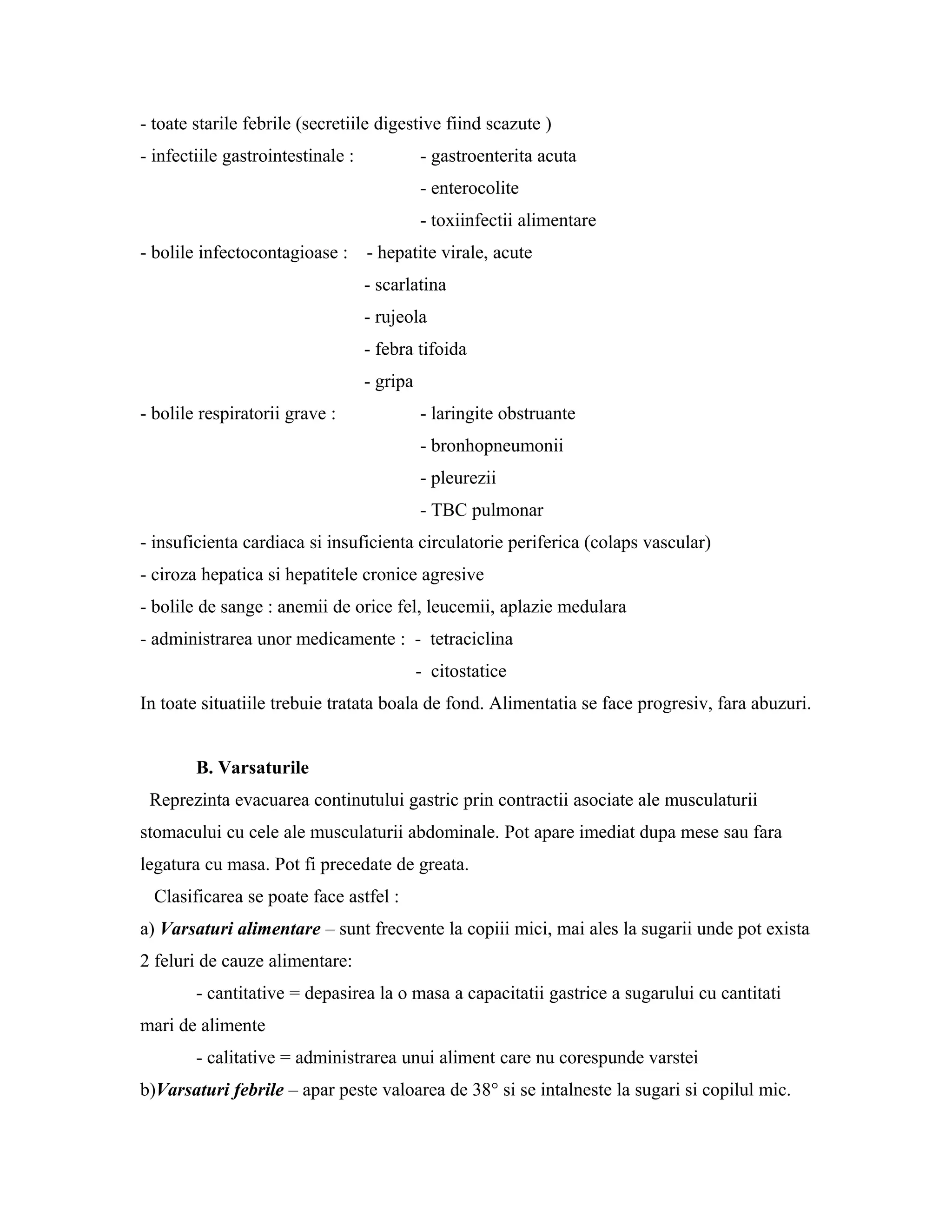 Bolile aparatului digestiv | DOC