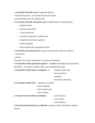 Bolile aparatului digestiv | DOC