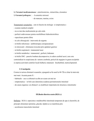 Bolile aparatului digestiv | DOC