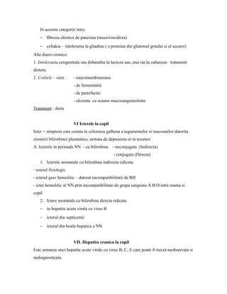 Bolile aparatului digestiv | DOC