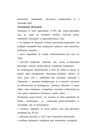 Bolile esofagului | DOC