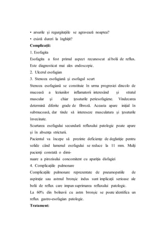 Bolile esofagului | DOC