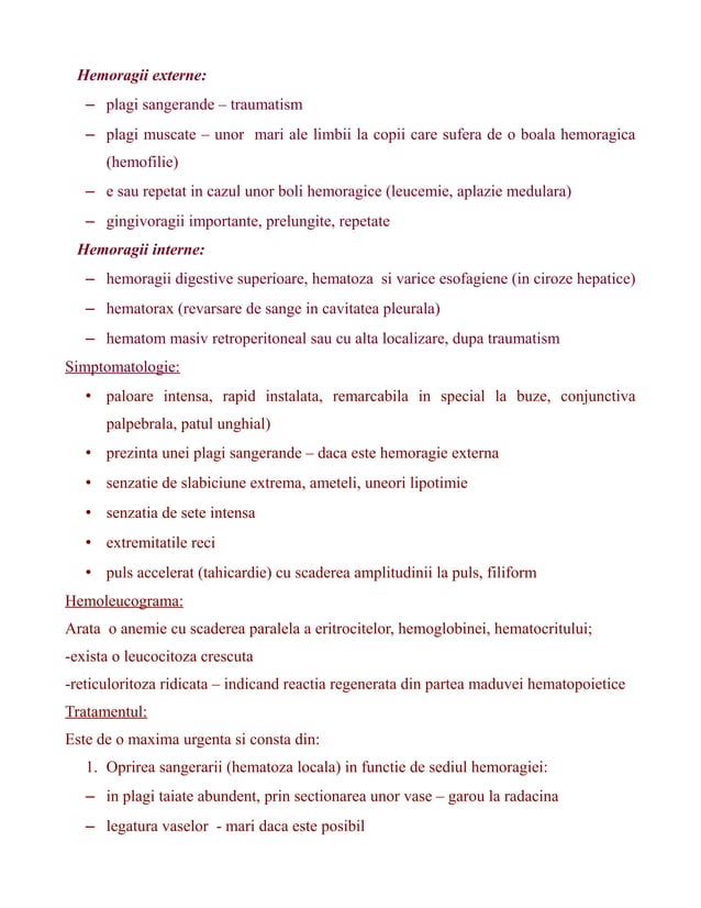 Bolile sangelui | PDF