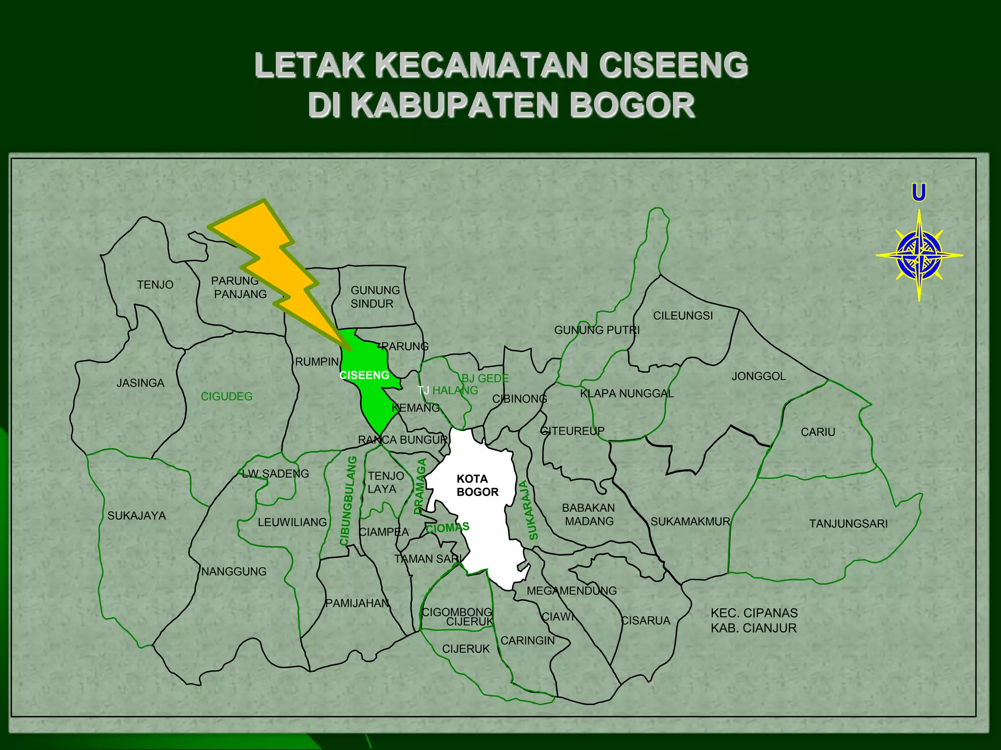 Ekpose kecamatan ciseeng kabupaten bogor | PPTX