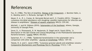 A Morphological Comparison of Salamander Skin Glands | PPTX