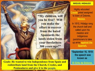 Mexico and Latin American Revolutions | PPT | Death, Injury, or ...