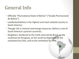 Bolivia | PPT