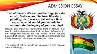 BOLIVIA: THE LEGACY | PPTX
