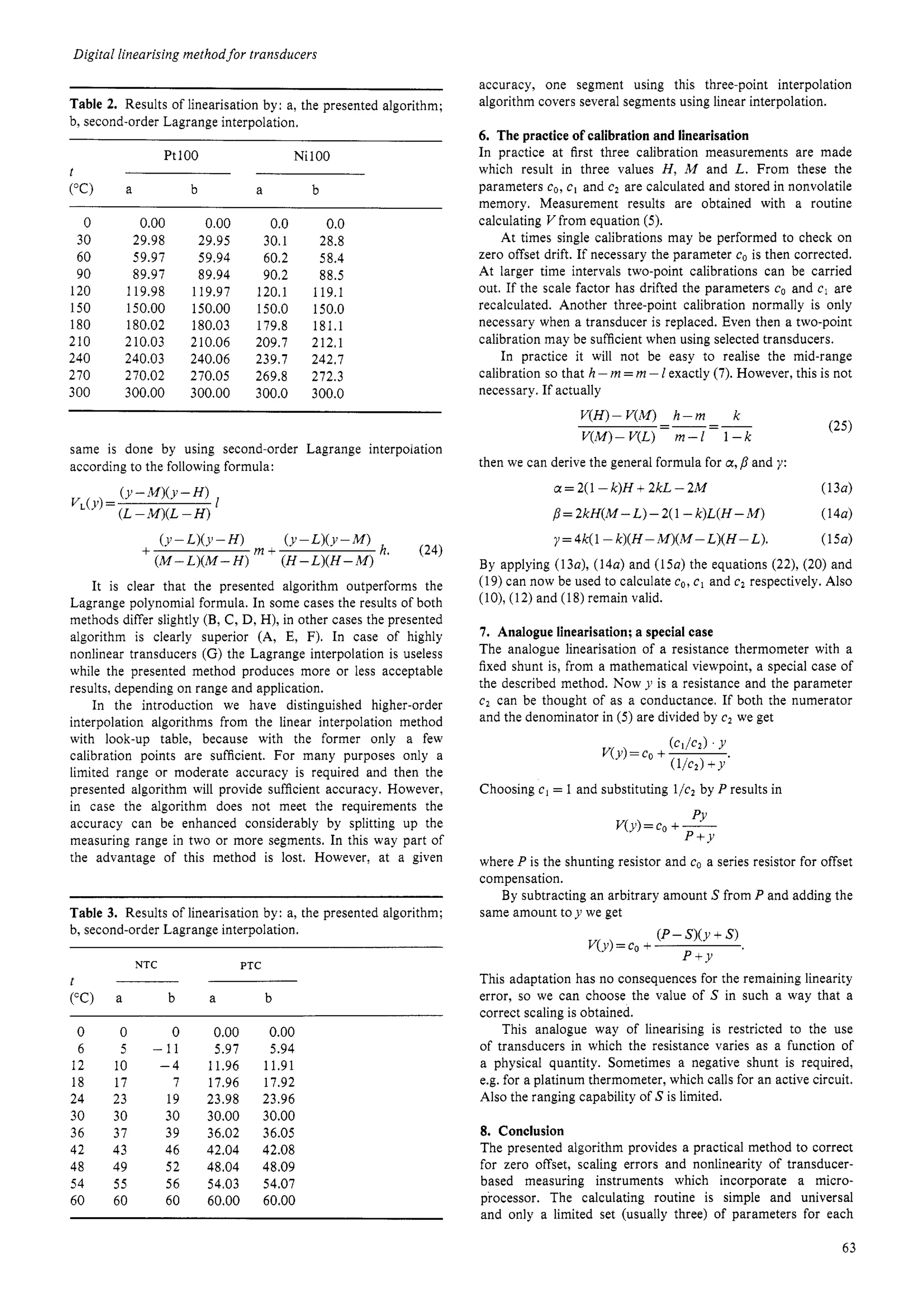 Bolk method of Linearization of sensors and implementation using signal conditioing devices | PDF
