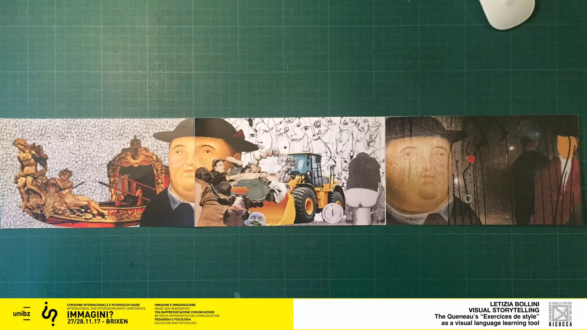 Visual story telling. The Queneau’s “Exercices de style” as a visual ...