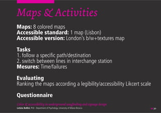 Color & accessibility in underground wayfinding and signage design | PPT