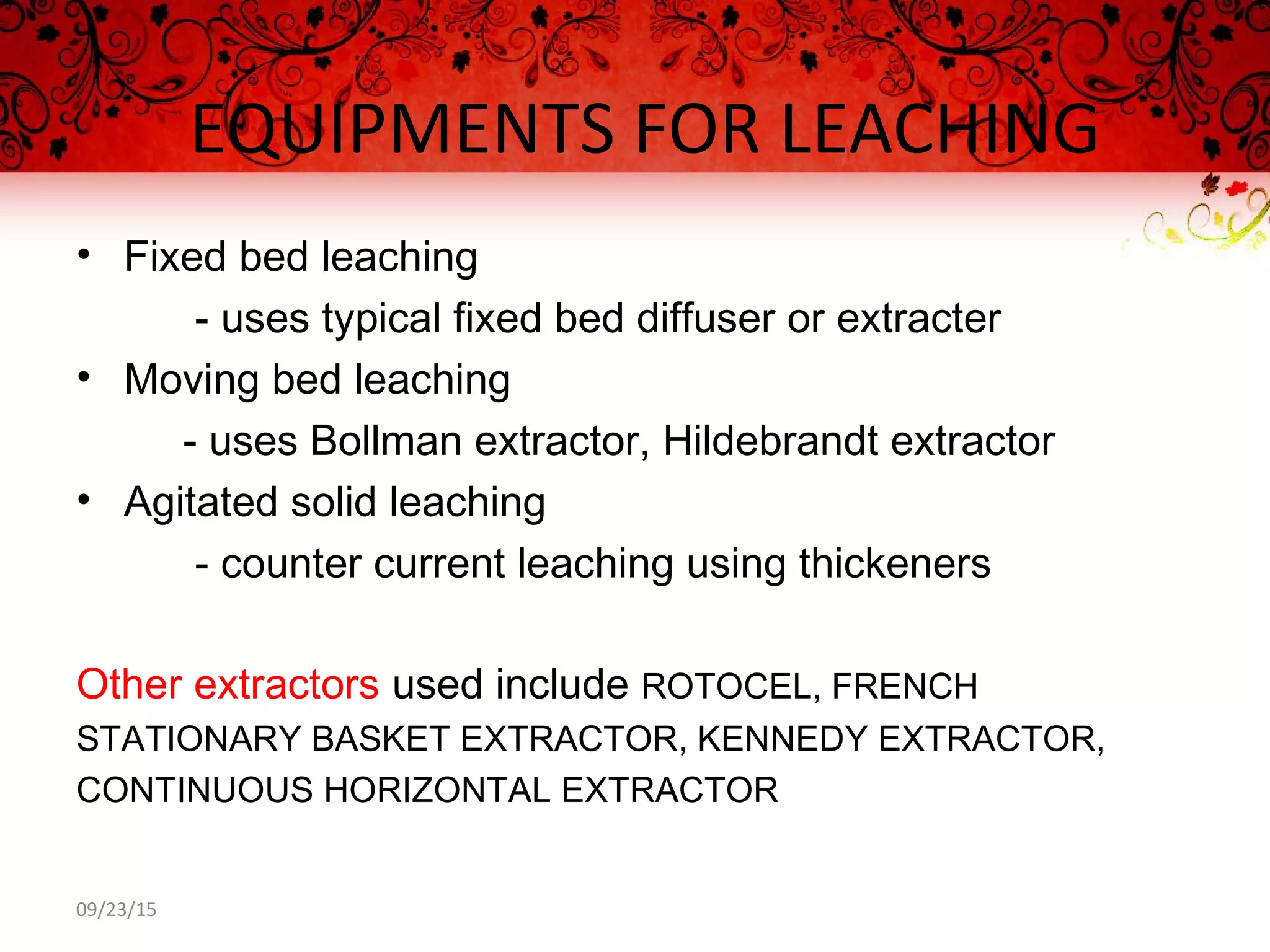 Bollman extractor | PPT