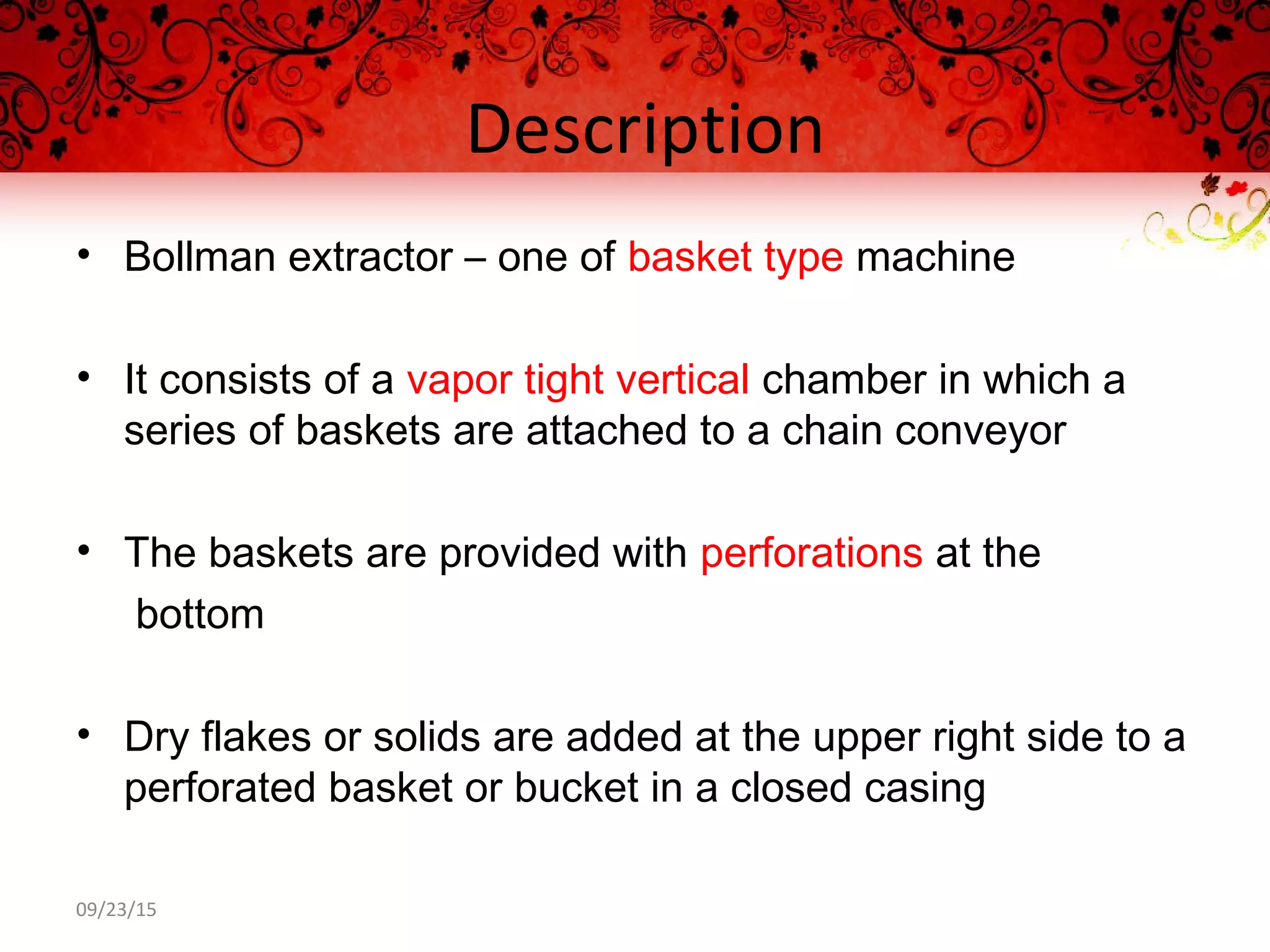 Bollman extractor | PPT