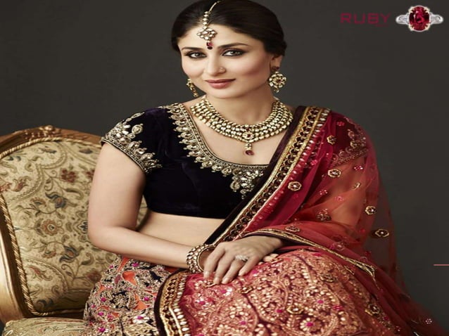 Bollywood actress kareena kapoor wearing ruby gemstone jewelry | PPT