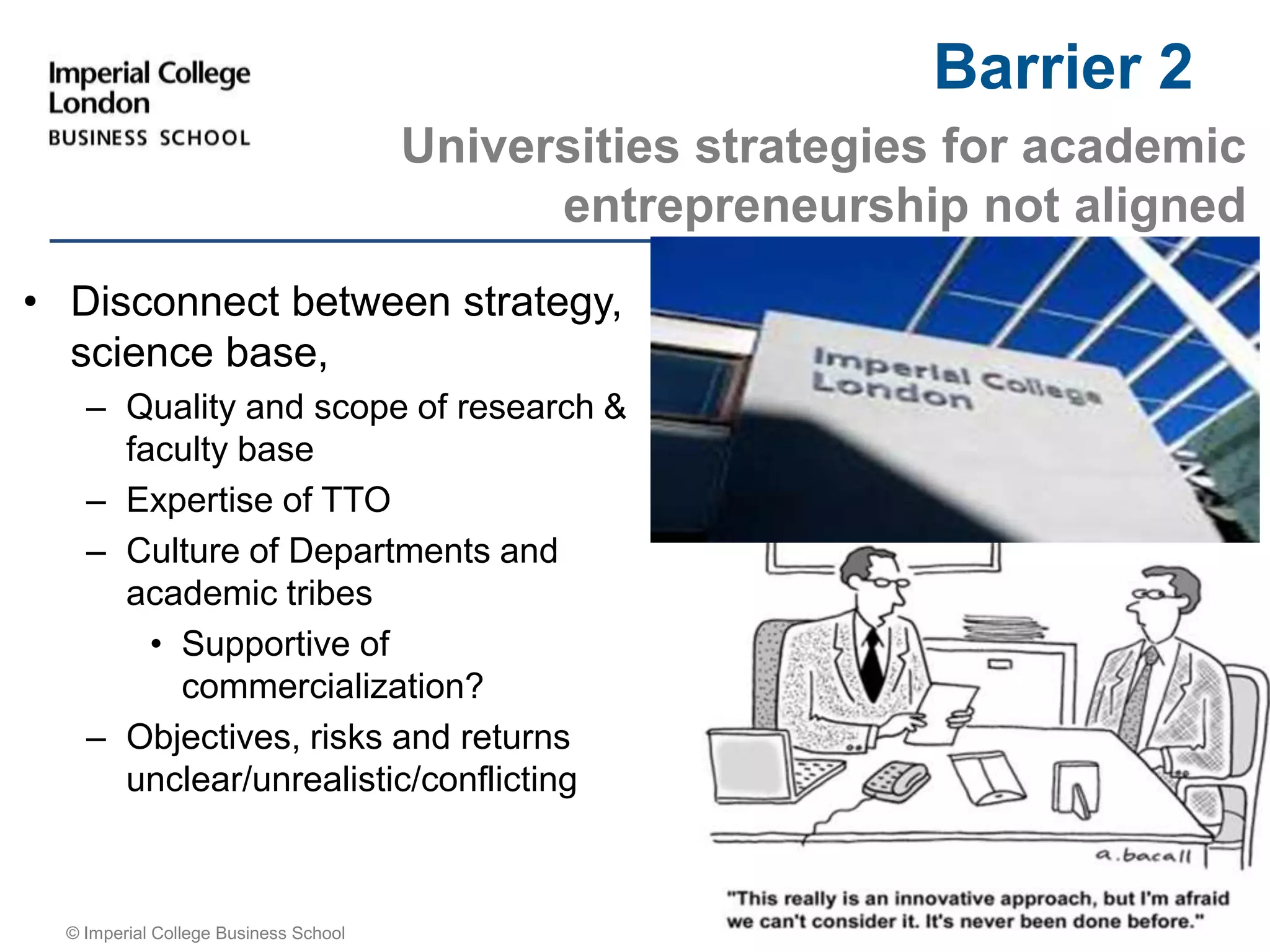 Barriers to technology transfer and policies - Mike Wright | PPTX