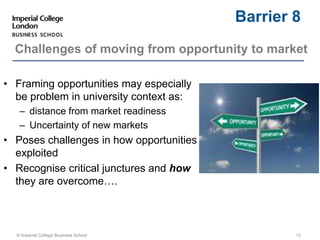 Barriers to technology transfer and policies - Mike Wright | PPTX