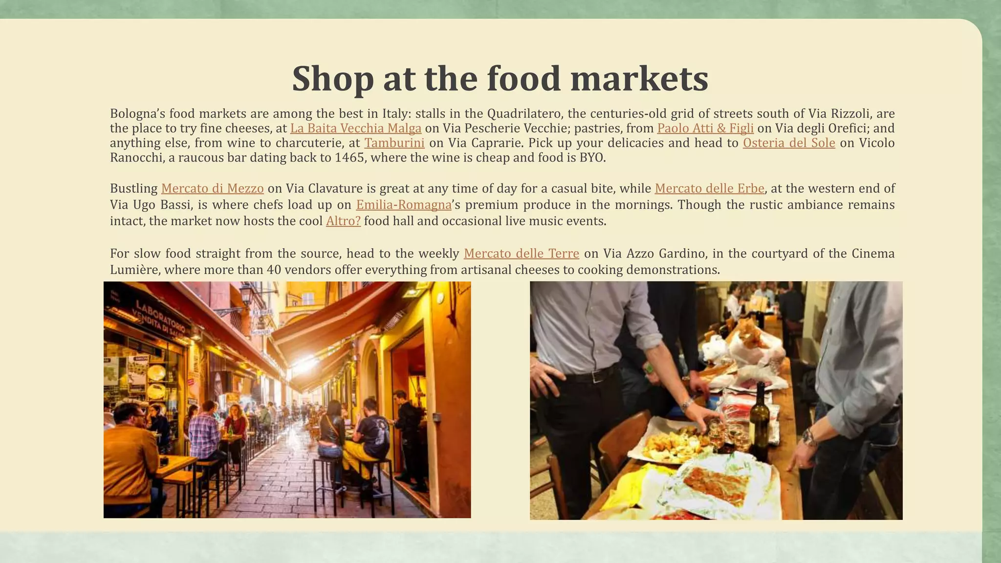 Bologna city guide | PPTX