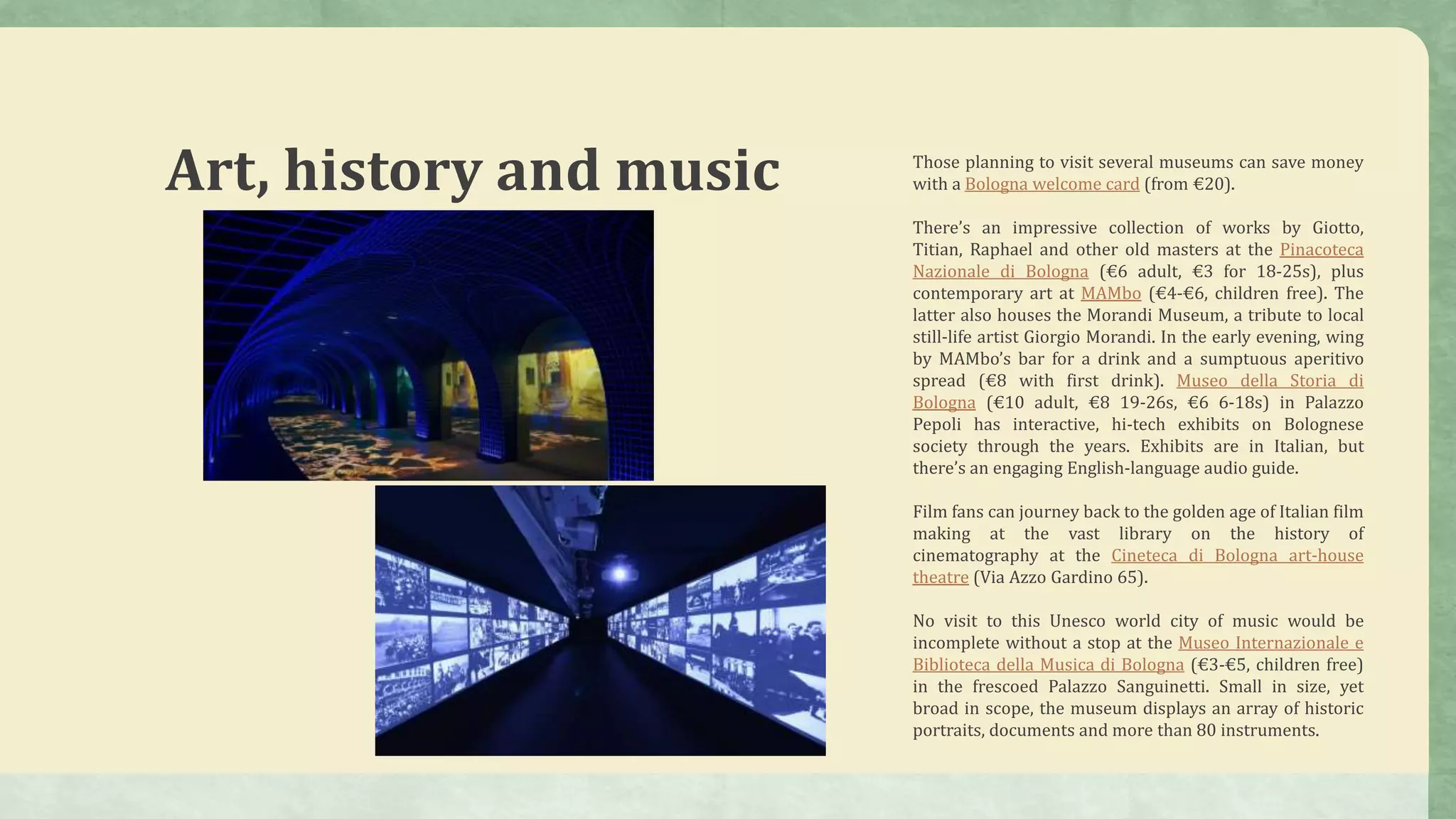 Bologna city guide | PPTX