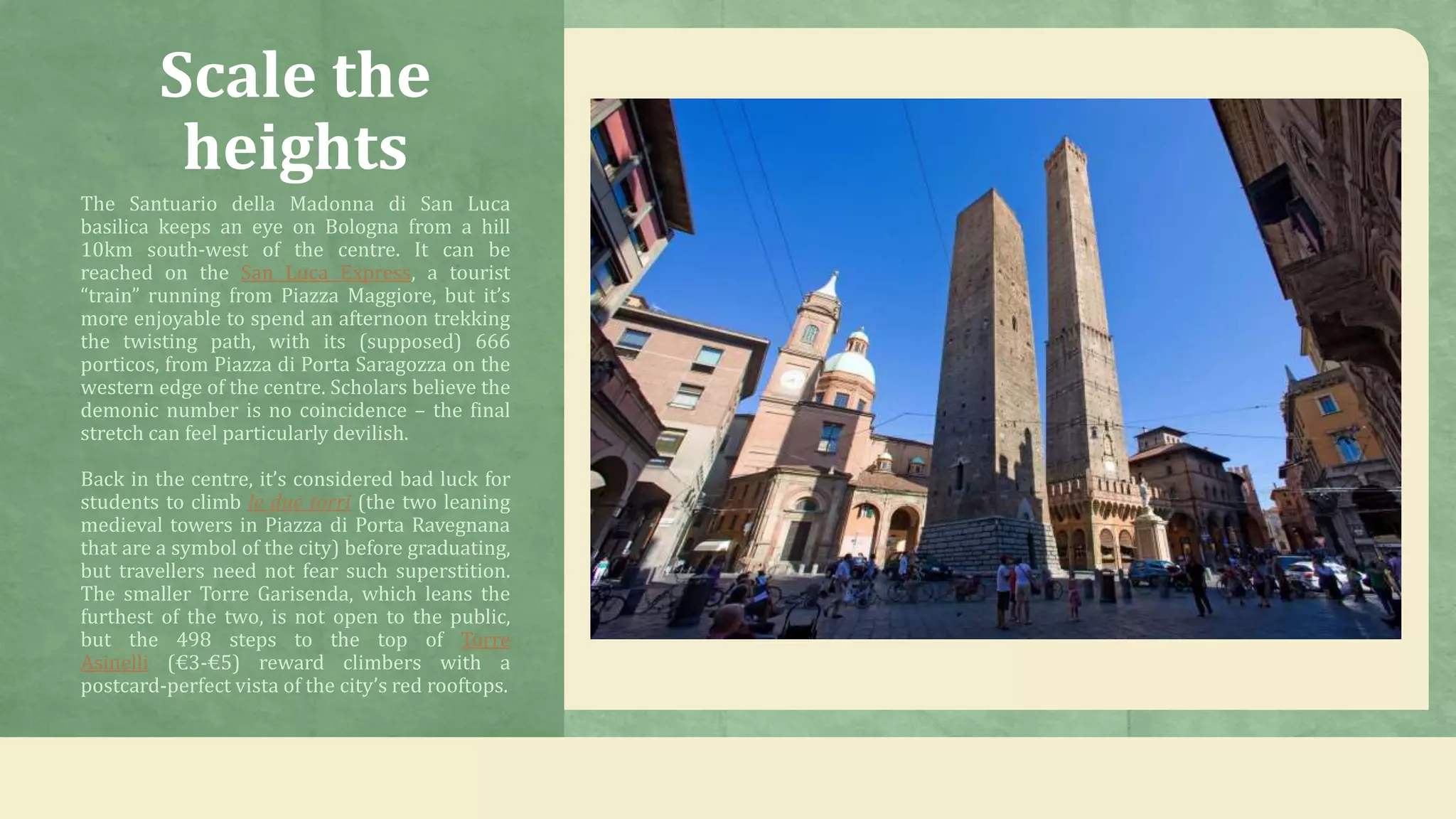 Bologna city guide | PPTX