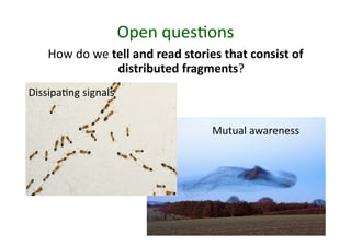 Spatial narratives in hybrid ecosystems | PPT
