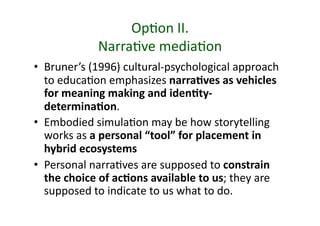 Spatial narratives in hybrid ecosystems | PPT